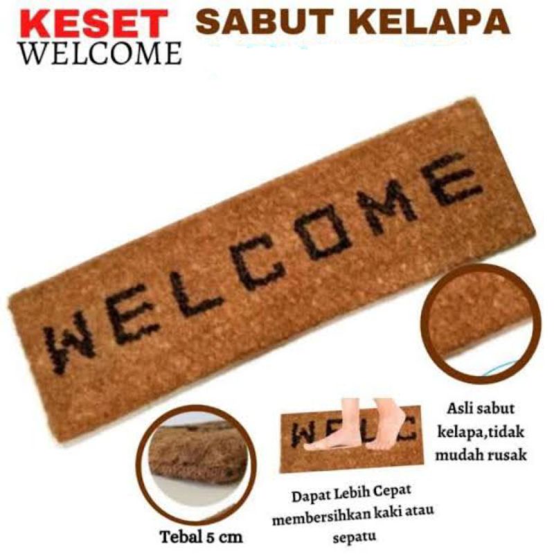 Jual keset ijuk kelapa tebal besar 1 meter keset Sabut Kelapa 1Meter ...
