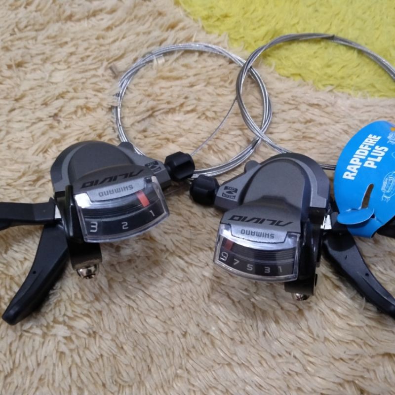 Jual Shifter Shimano Alivio 3x9 Speed M4000 Altus 3x9 M370 M2010 Alivio M3100 Acera M3000 2x9S ...