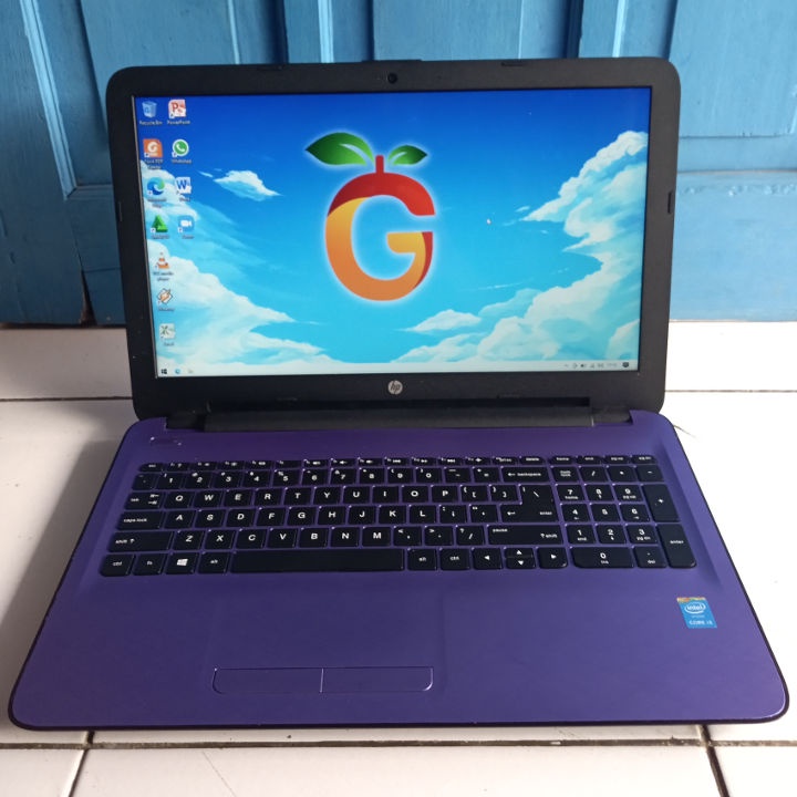 Jual HP 15-ac117nx Ungu Purple Layar 16 inch i3 gen 5 Broadwell SSD ...
