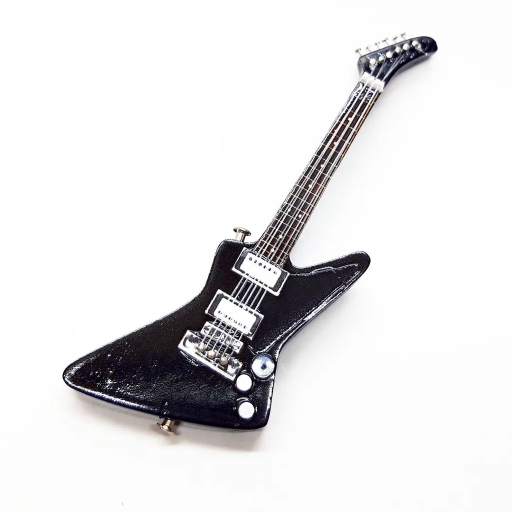 Jual Miniatur Gitar Explorer Metallica Black Skala 1/12 Untuk Action ...