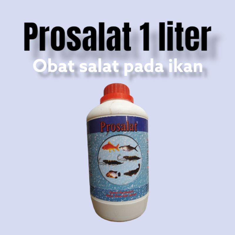Jual prosalat 1 liter obat salat ikan anti virus anti jamur | Shopee ...