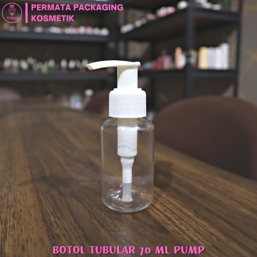 Jual Botol Plastik Tubular 70ml Pump / Botol Tubular 70ml Pump | Shopee ...