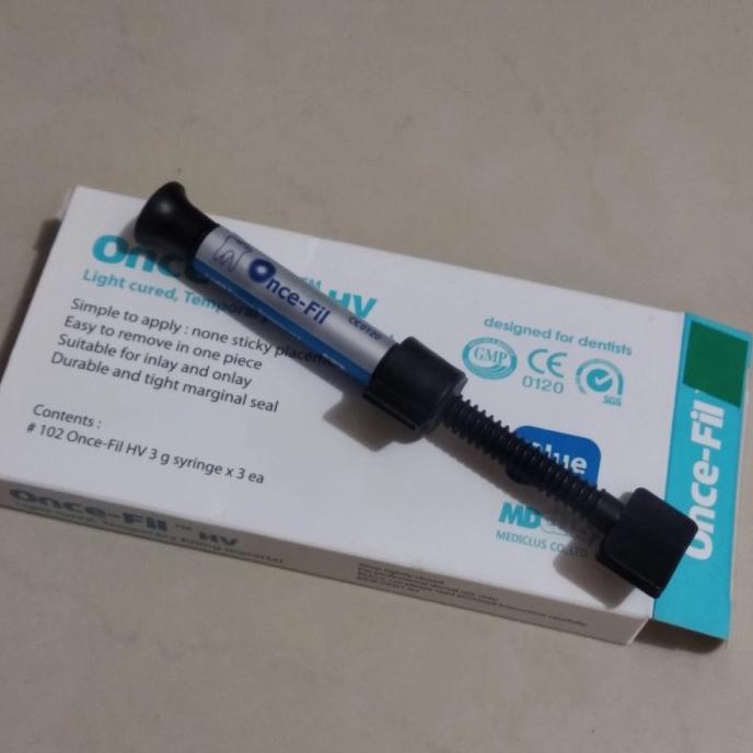 Jual Temporary Filling Material Once Fill HV Dental Tambalan gigi ...