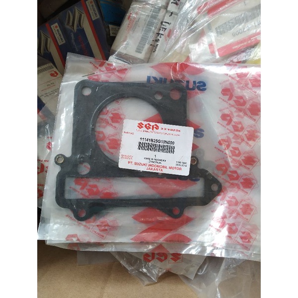 Jual Paking gasket perpak blok cylinder Head Suzuki Satria Fu original | Shopee Indonesia