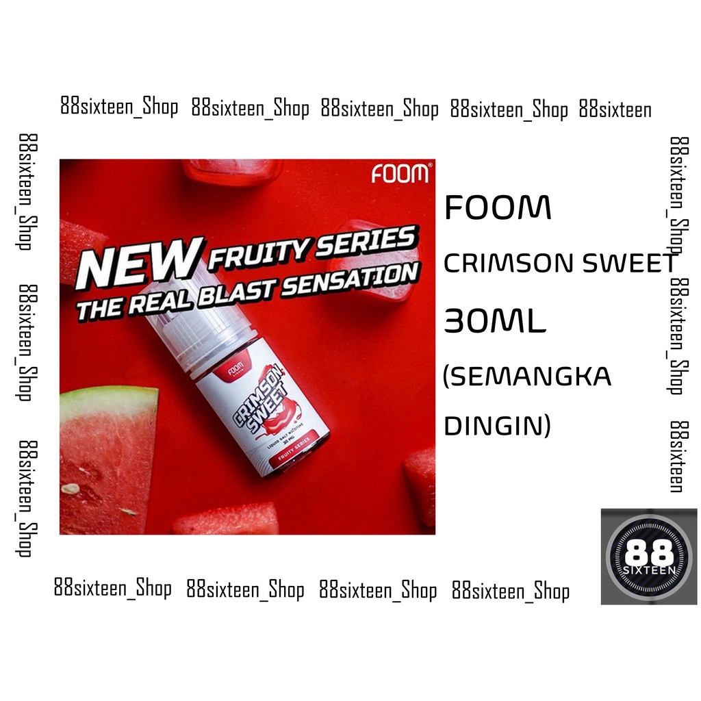 Jual LIQUID 30ML FOOM CRIMSON SWEET RASA SEMANGKA 30MG | Shopee Indonesia