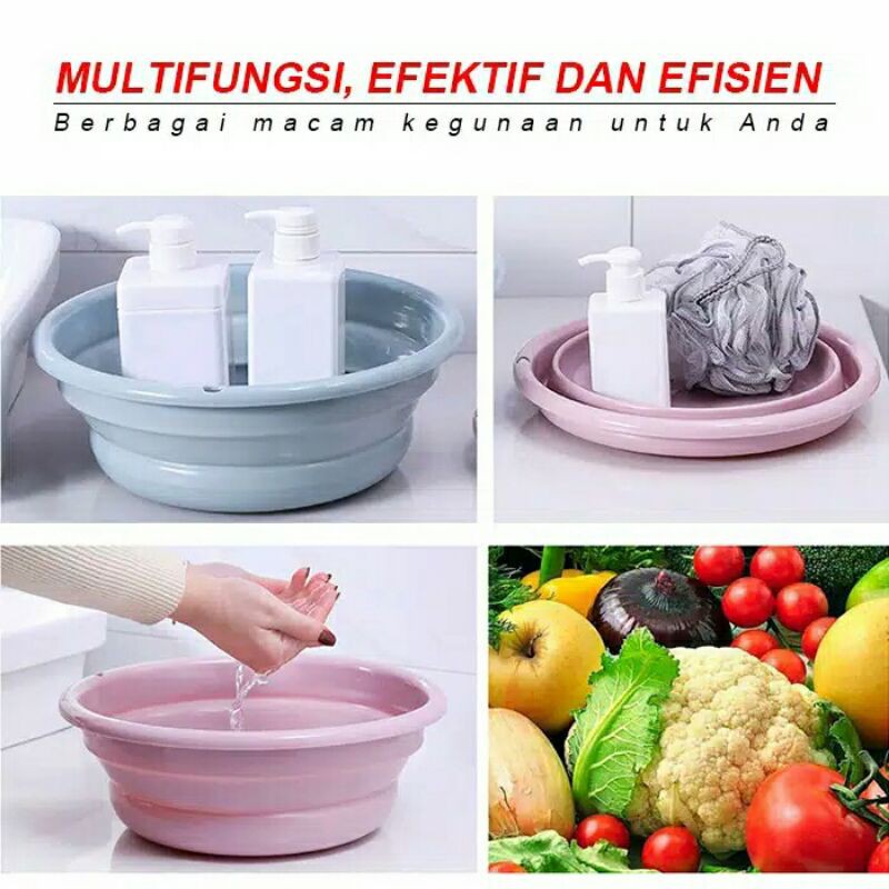 Jual Baskom Lipat Portable Unik Ember Lipat Barang Unik | Shopee Indonesia