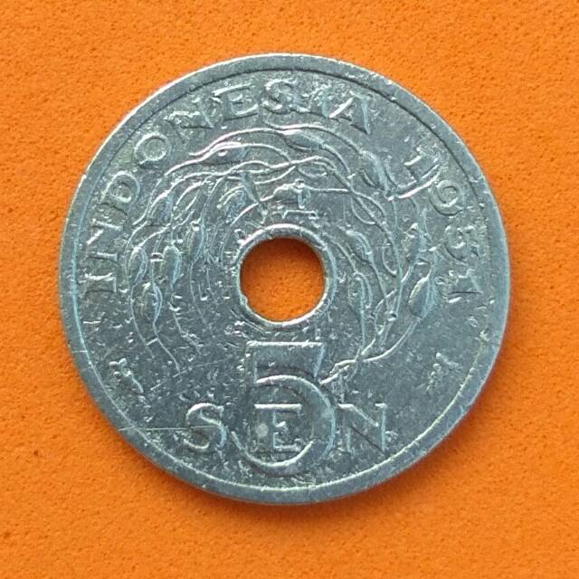 Jual Koin Kuno Indonesia 5 Sen 1951 SP002 | Shopee Indonesia