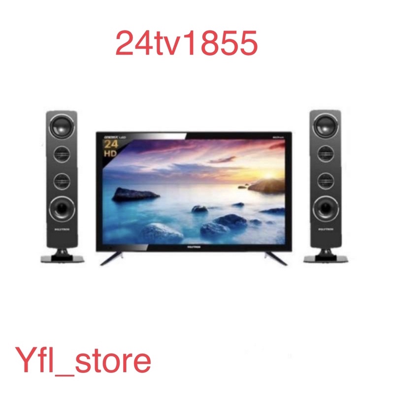 Jual POLYTRON TV LED PLD 24TV0855 / PLD 24TV1855 + SPEAKER TOWER (24 ...