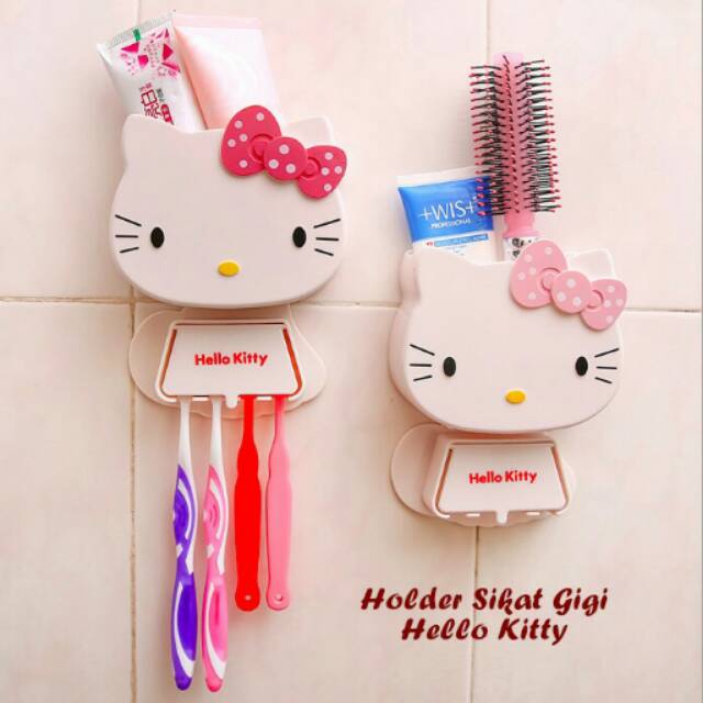 Jual HOLDER SIKAT GIGI HELLO KITTY BISA UNTUK TEMPAT SIKAT GIGI DAN ...