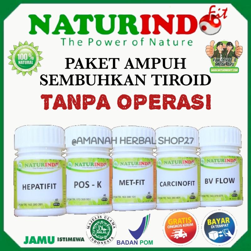 Jual OBAT KELENJAR TIROID AMPUH PAKET HERBAL MUJARAB SEMBUHKAN TIROID ...