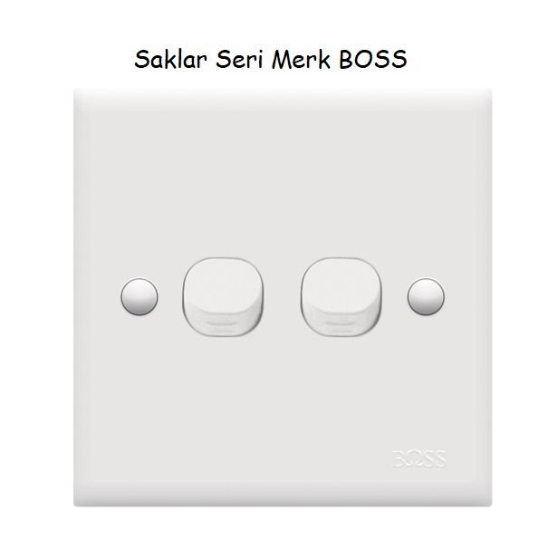 Jual Saklar Seri/2 Gang Merk Boss model Clipsal | Shopee Indonesia
