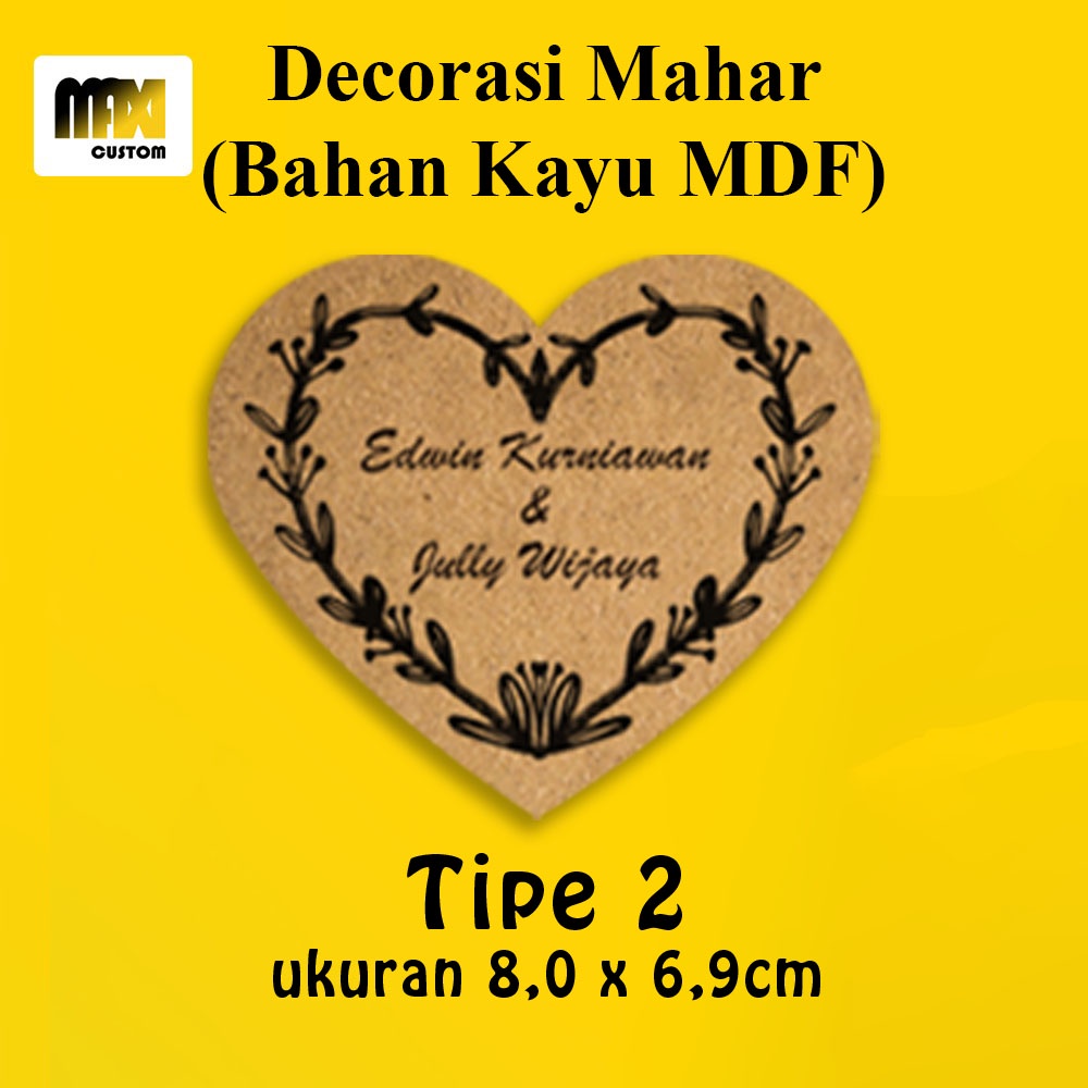 Jual Nama Kayu Custom Decorasi Mahar / scrabbook/ name tag kayu nama ...