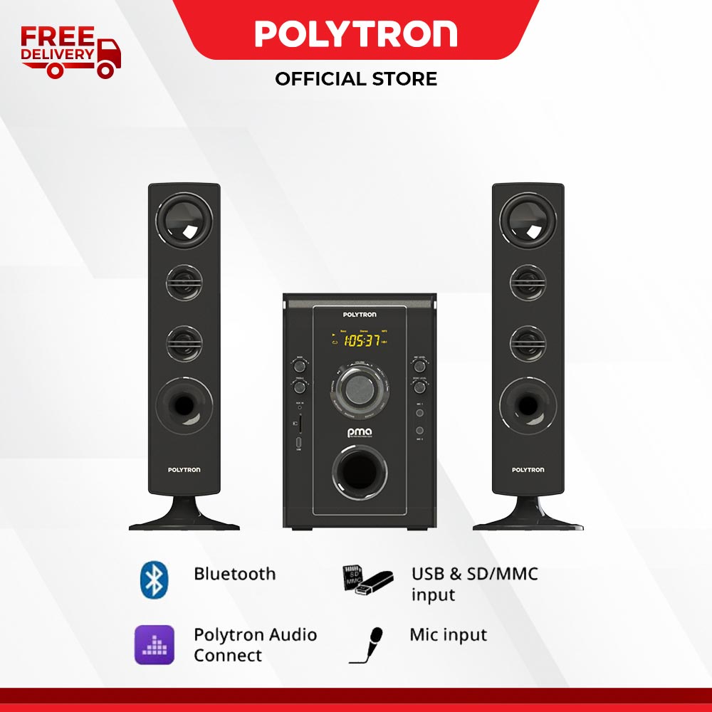 Jual POLYTRON Multimedia Speaker PMA 9526 /B | Shopee Indonesia