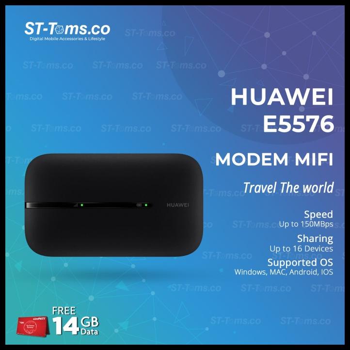 Jual Huawei E5576 Modem Mifi 4G Lte Unlock | Shopee Indonesia