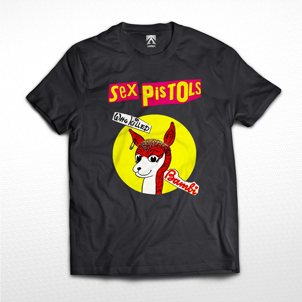 Jual Kaos Band Sex Pistols Who Killed Bambi Tshirt Musik Punk Rock