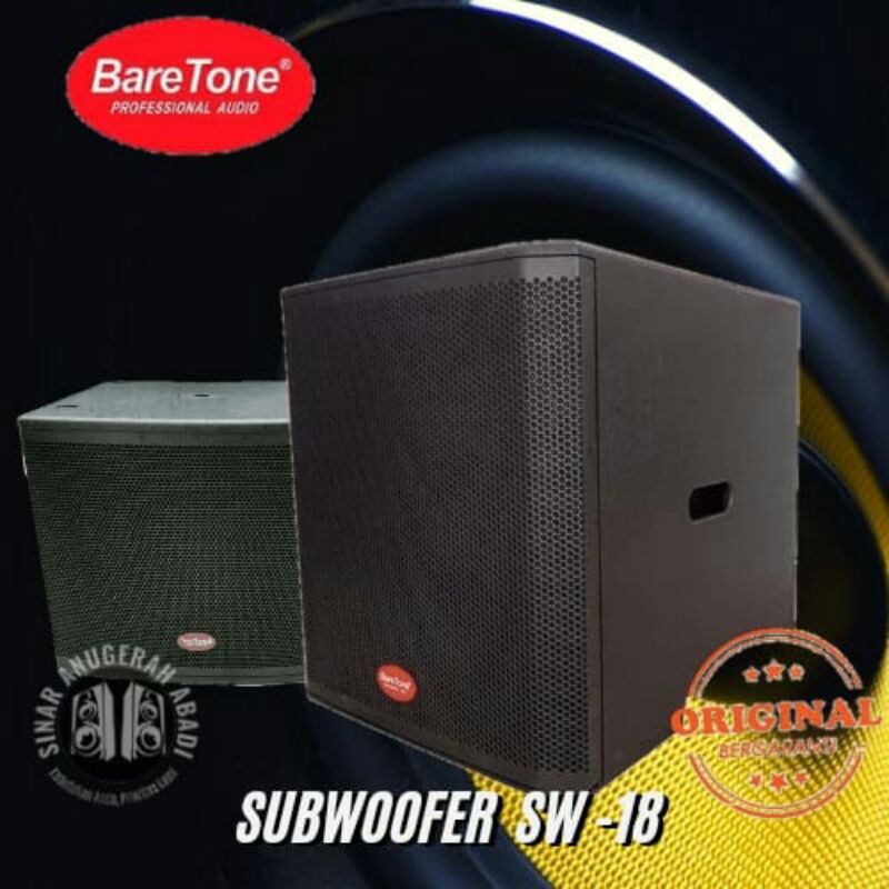 Jual SUBWOOFER AKTIF BARETONE SW-18/18"inch | Shopee Indonesia