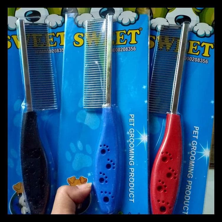 Jual SISIR GIMBAL SWEET STAINLESS SINGLE sisir bulu Gimbal Kucing ...