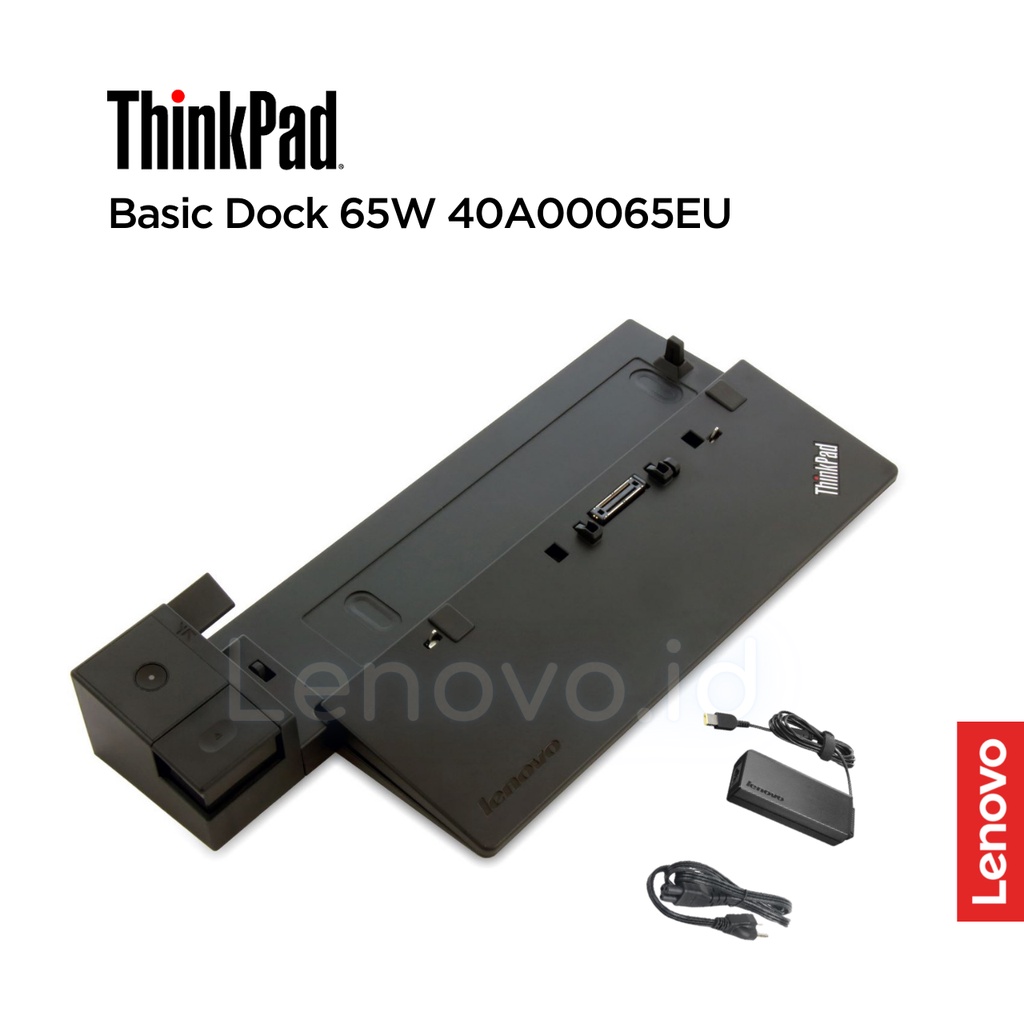 Jual Lenovo ThinkPad Basic Dock 65W 40A00065EU + 65W AC Adapter Slim ...