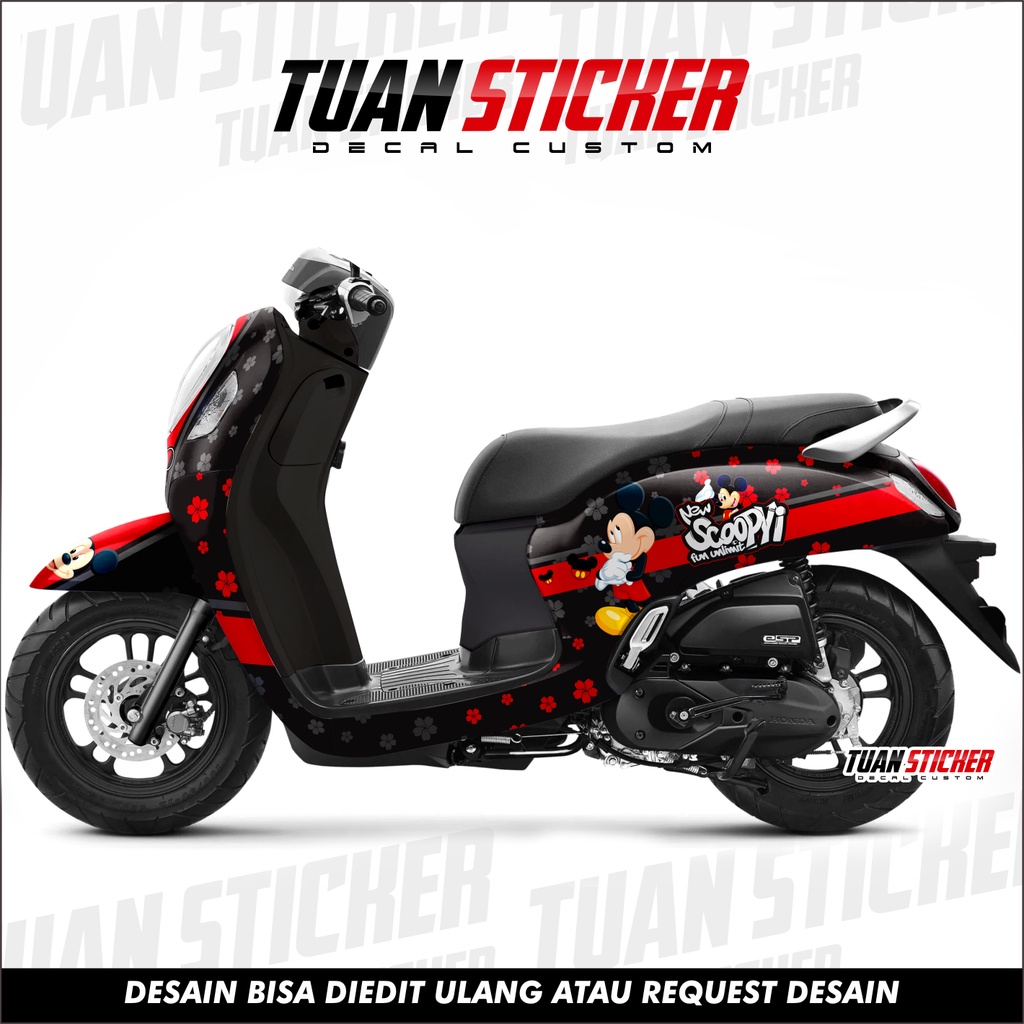 Jual Sticker Striping Decal New Scoopy 2021 Sticker New scoopy 2021 ...