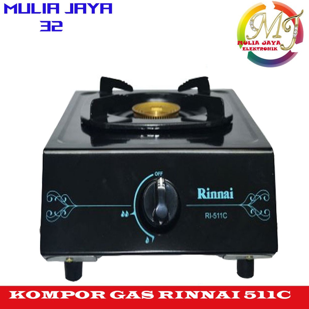 Jual KOMPOR GAS RINNAI 1 TUNGKU RI 511C BURNER KUNINGAN KECIL MINI ...