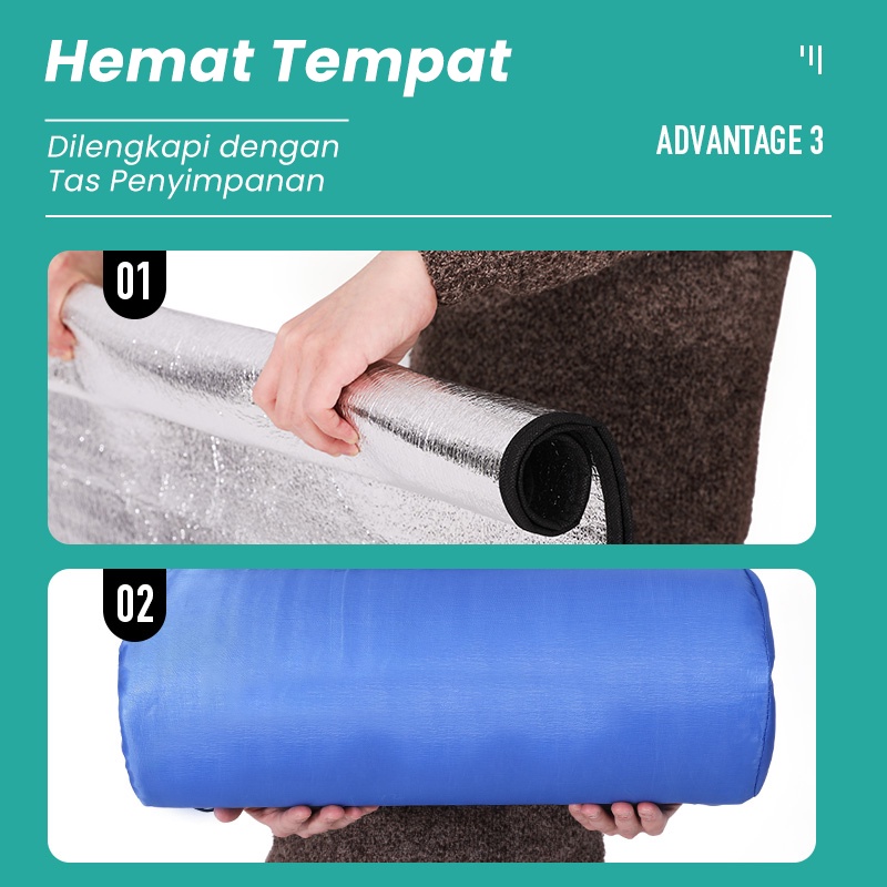 Jual ANTARESTAR Official - Matras Foil Sleep Warm Alas Tidur Alumunium ...