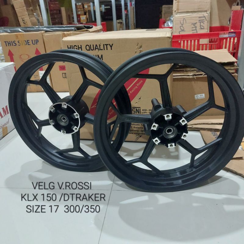 Jual VELG RACING V ROSSI SPRINT KAWASAKI KLX 150/DTRAKER RENG17 300/350 ...