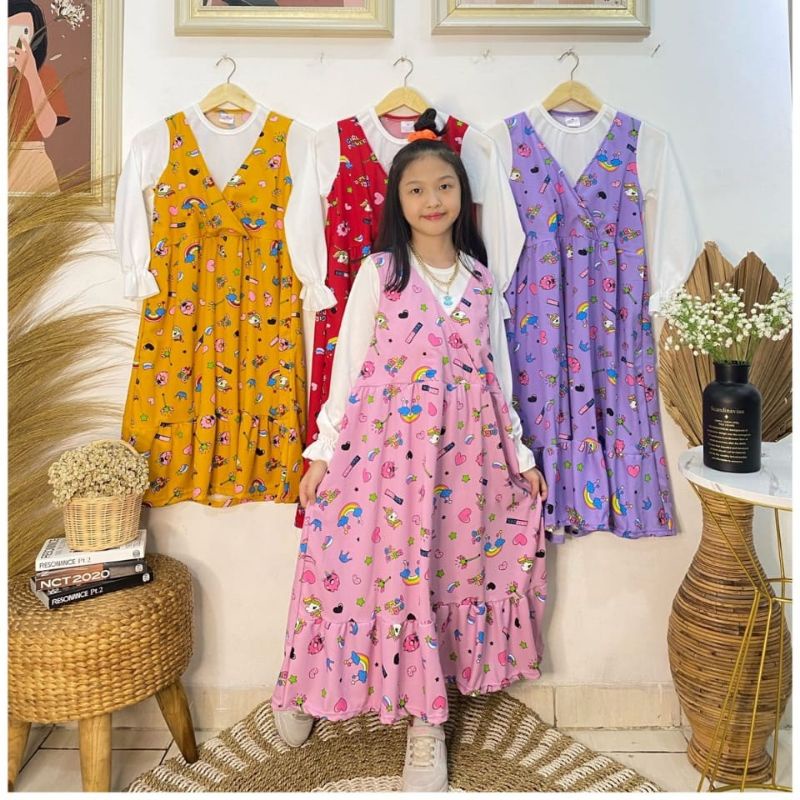 Jual Gamis Anak tanggung 7 8 9 10 11 12 tahun terbaru viral misby gamis ...