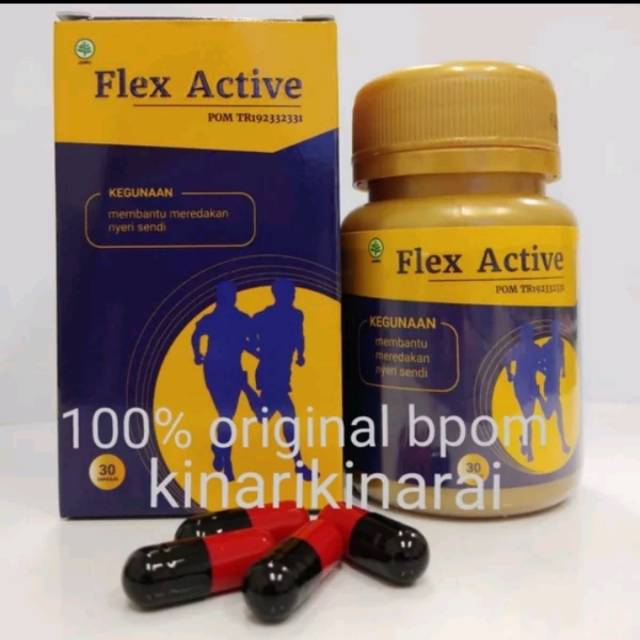 Jual Flex active flexactive 100% asli-suplemen meredakan nyeri sendi ...