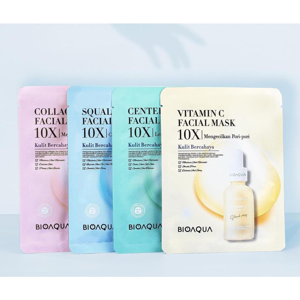 Jual Masker Wajah Bioaqua Sheet Mask BPOM 10x Manfaat Masker Topeng ...