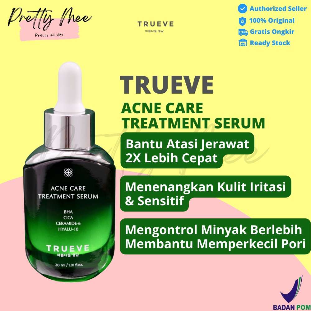 Jual PRETTY MEE ️ TRUEVE Acne Care Treatment Serum 30 ML | Shopee Indonesia