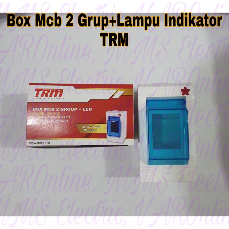Jual Box Mcb 2 Grup + Lampu Indikator merk TRM | Shopee Indonesia