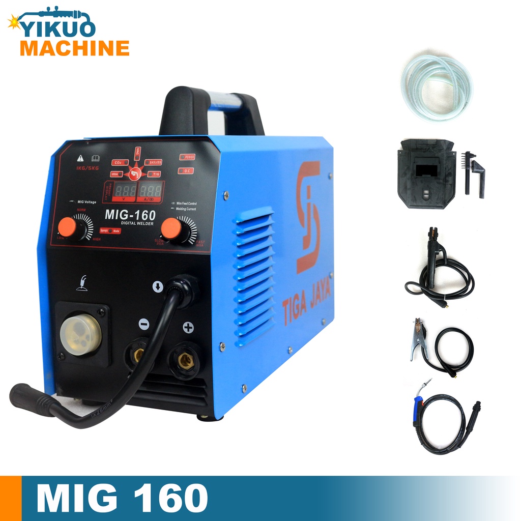 Jual MESIN LAS ELEKTRIK MIG 160 / MESIN LAS TANPA GAS / GASLES MIG 160 ...