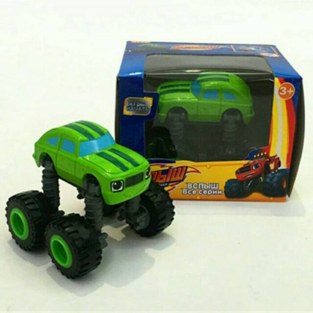 Jual MOBIL BLAZE MONSTERS HIJAU | Shopee Indonesia