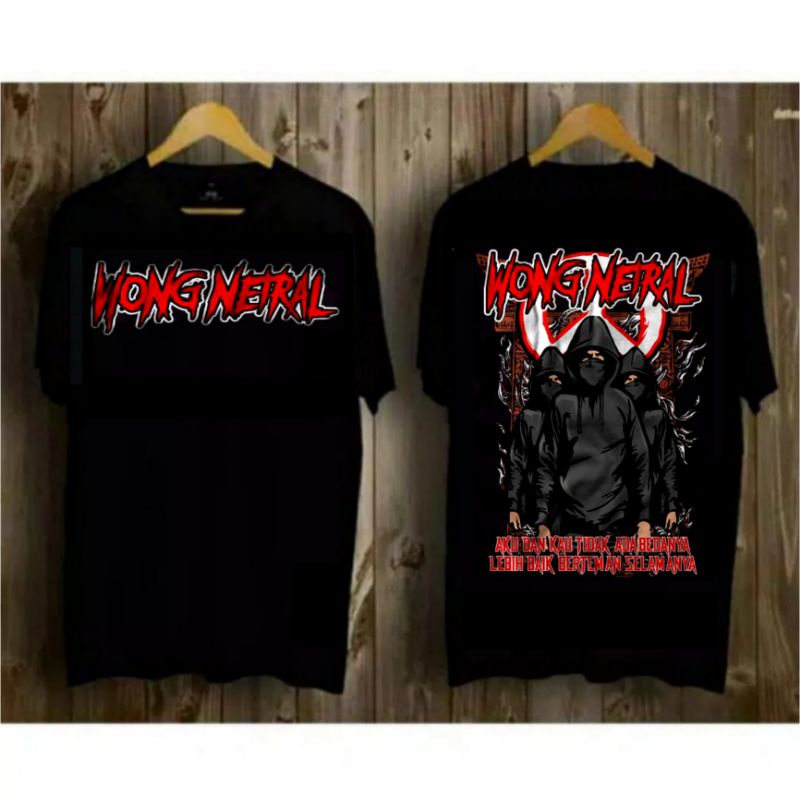 Jual kaos wong netral | Shopee Indonesia