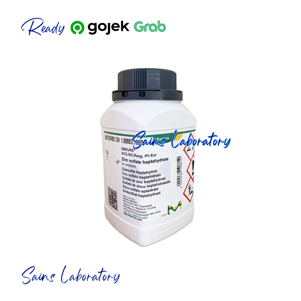 Jual Zinc Sulfate Heptahydrate Serbuk 500 gr Merck Seng Sulfat ...