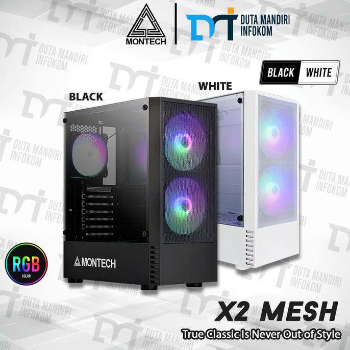 Jual Montech X2 Mesh - Tempered Glass ATX Gaming Case | Shopee Indonesia