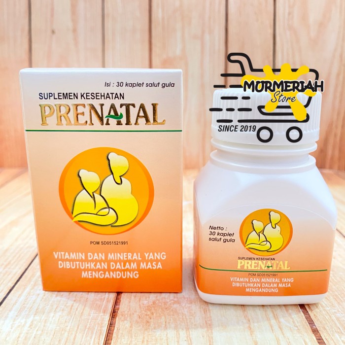 Jual PRENATAL BOTOL isi 30 kaplet-Suplemen Vitamin & Mineral Ibu Hamil ...