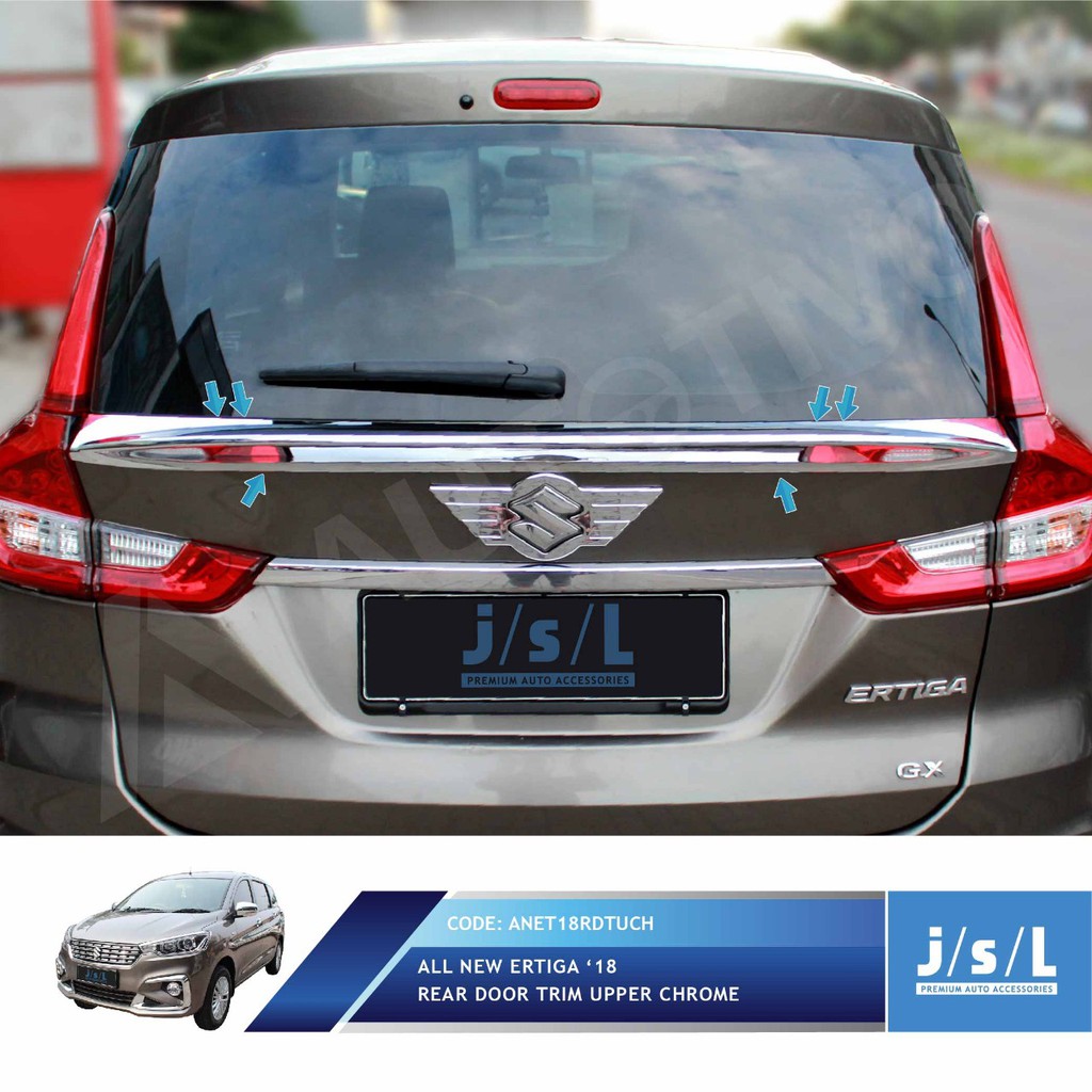 Jual JSL Duck Tail All New Suzuki Ertiga 2018 Rear Door Trim Upper ...