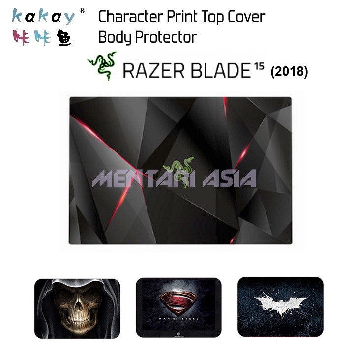 Jual Body Protector RAZER Blade 15 2018 - KAKAY 1pc TOP COVER Printed ...