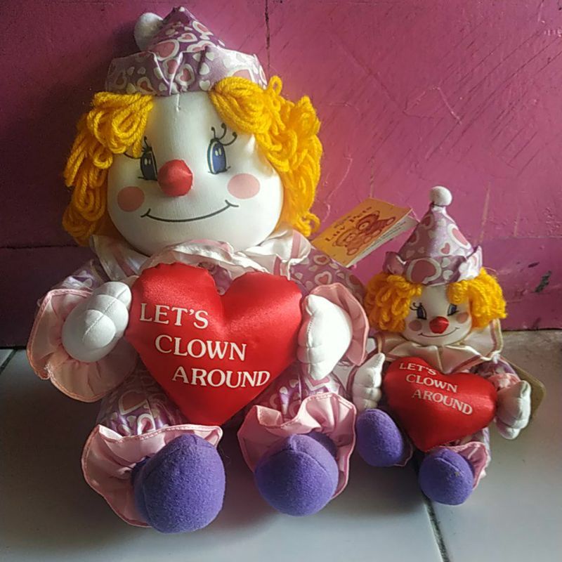 Jual boneka BADUT - REGENDY - ANABEL hidung segitiga lucu seram unik ...