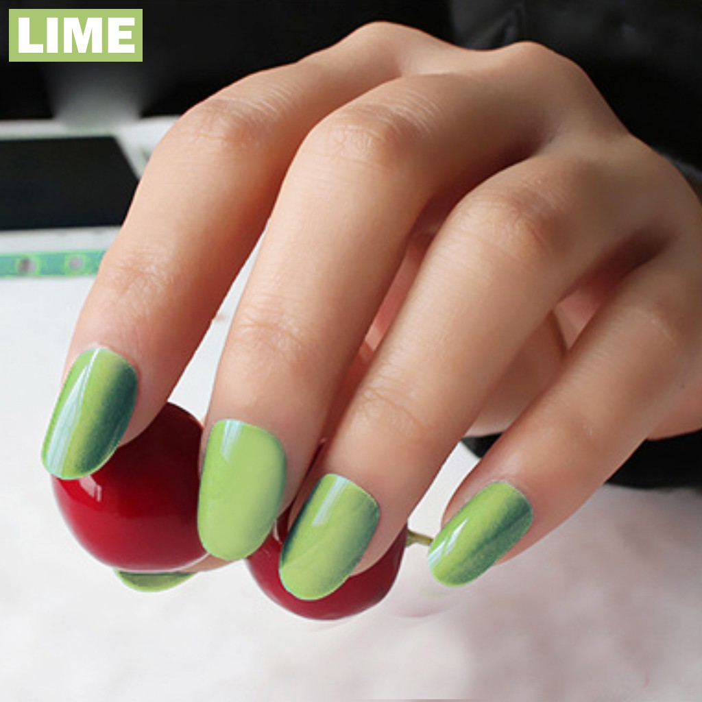 Jual (PRODUK LIVE) OVAL SHORT ROUND GLOSSY 41 WARNA + LEM GEL ISI 12 ...