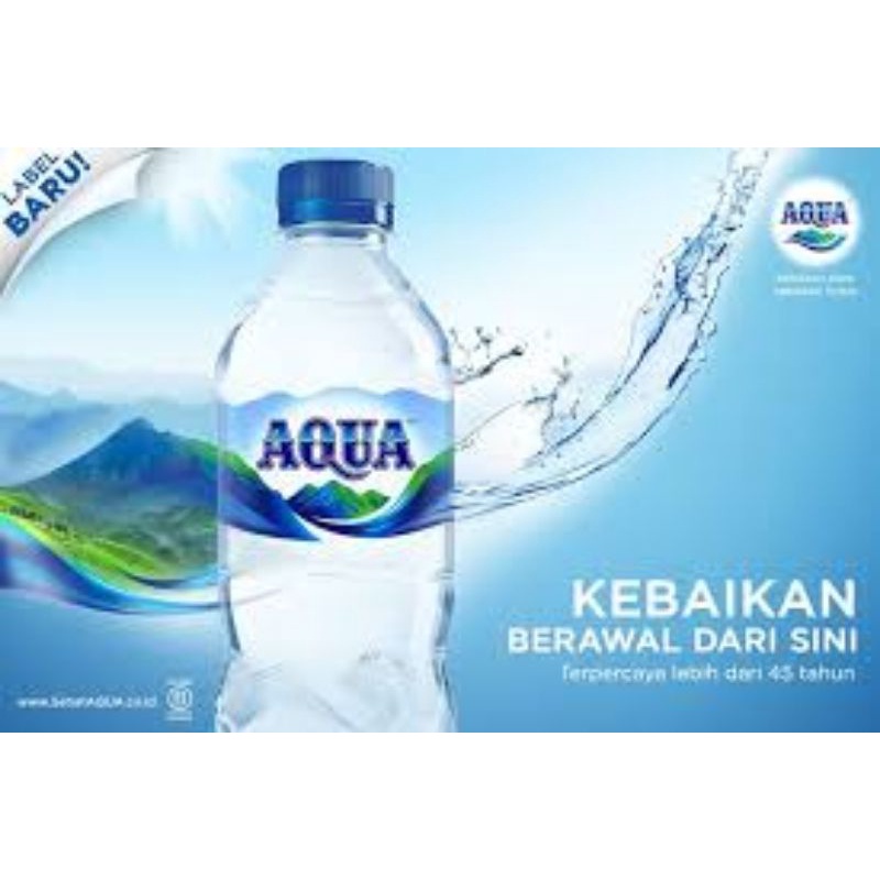 Jual Air Aqua Botol 600 ml | Shopee Indonesia