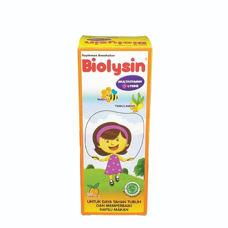 Jual BIOLYSIN BIOLISIN BIOLYCIN BIOLICIN SIRUP 60 ML OBAT MULTIVITAMIN ...
