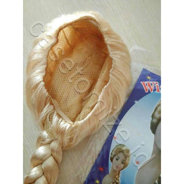 Jual Wig Elsa / Rambut Palsu Elsa / Model Kepang | Shopee Indonesia