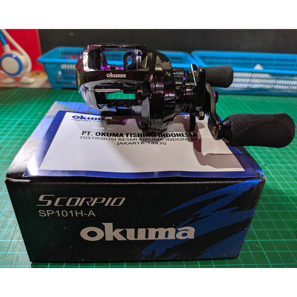 Jual Okuma Scorpio BC handle kiri | Shopee Indonesia