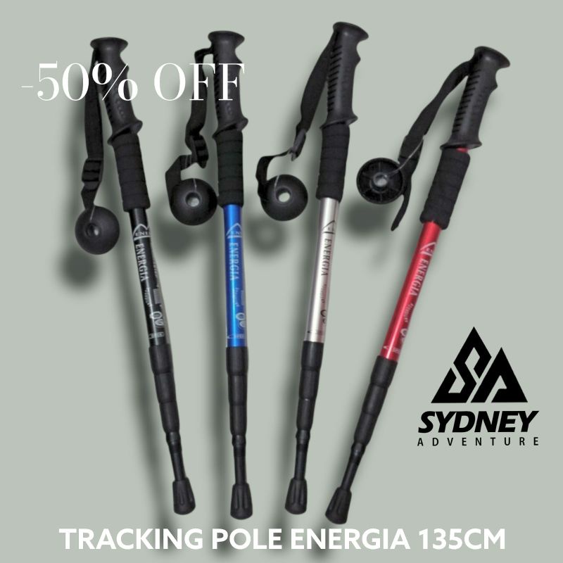 Jual TRACKING POLE ANTI SHOCK / TREKING POLL ALUMUNIUM | Shopee Indonesia