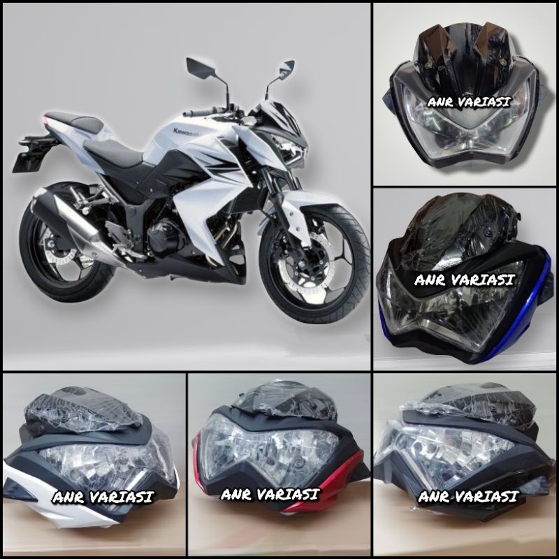 Jual Headlamp batok lampu depan ninja Z 250 fi universal vixion byson ...