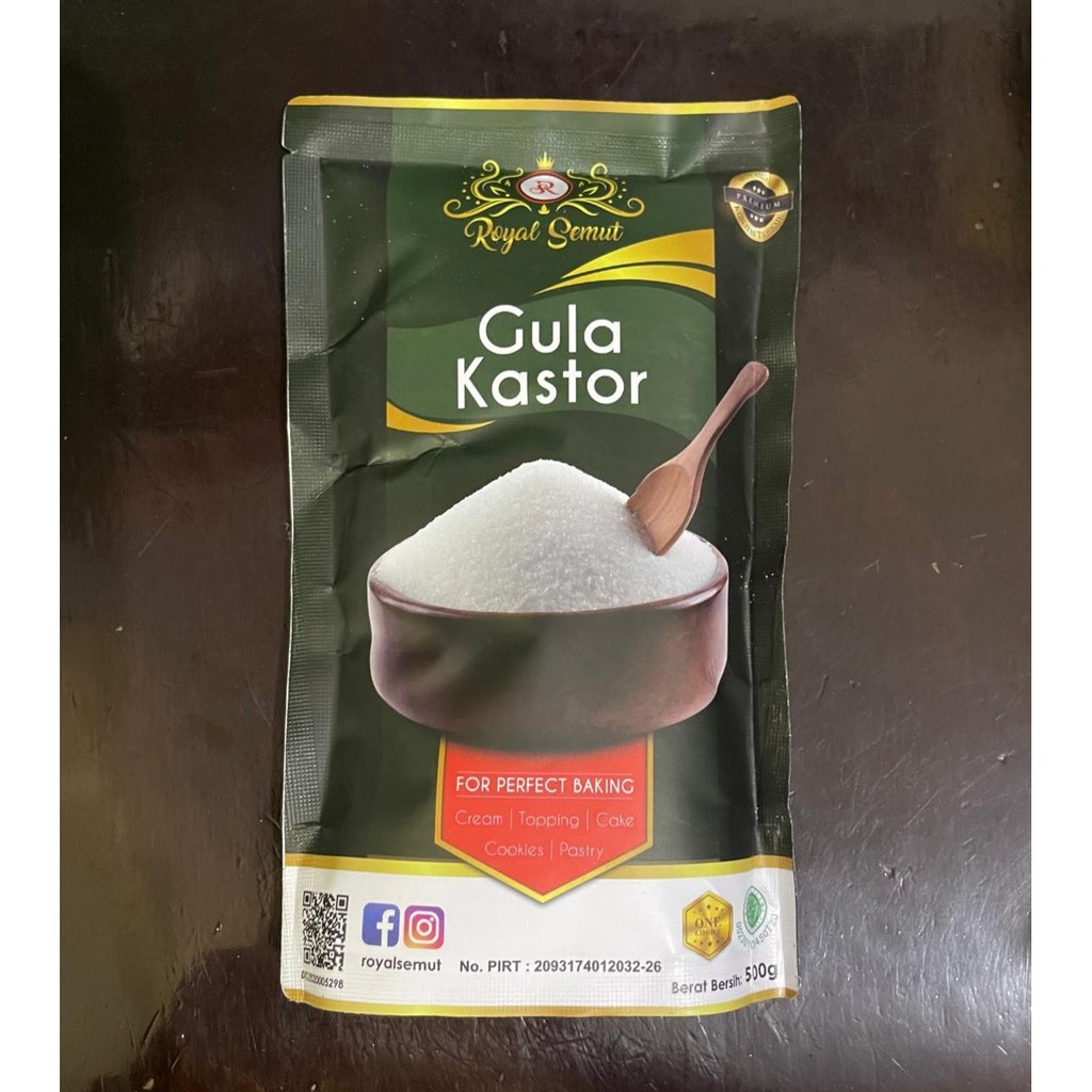 Jual Gula Kastor Royal Semut Castor Sugar Kemasan 500gram | Shopee ...