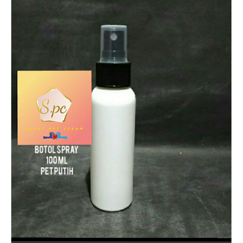 Jual Botol SPRAY PET 100 ml. BOTOL SPRAY / putih spray hitam | Shopee ...