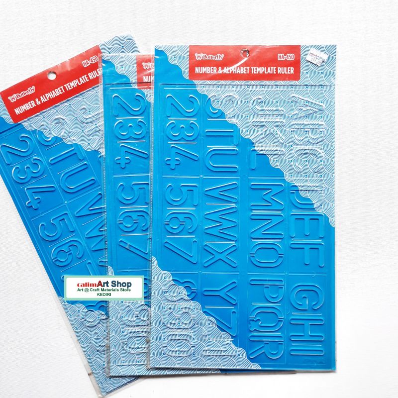 Jual Penggaris Sablon Huruf & Angka | Shopee Indonesia